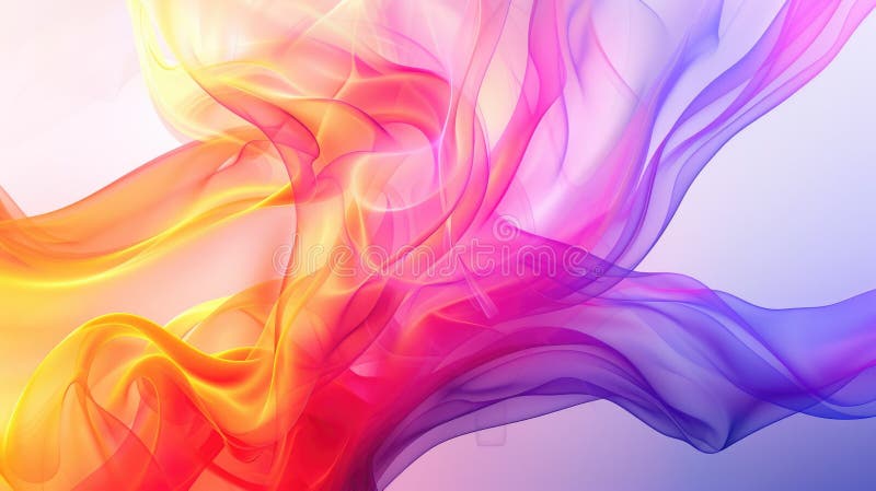 Vibrant Abstract Art with Colorful Waves is Dynamic and Mesmerizing ...