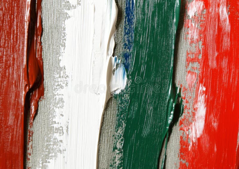 Vibrant Abstract Art is Created through Expressive Tempera Painting ...