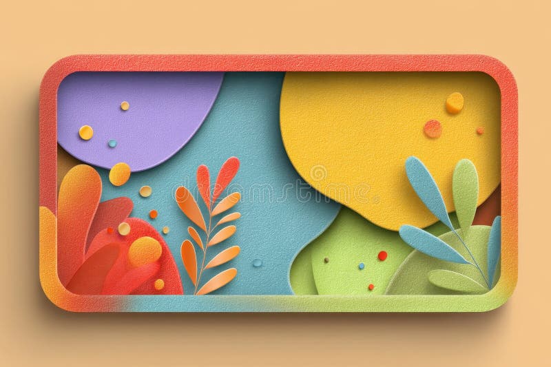 Vibrant Abstract Art Design Creative Studio Graphic Content Colorful ...