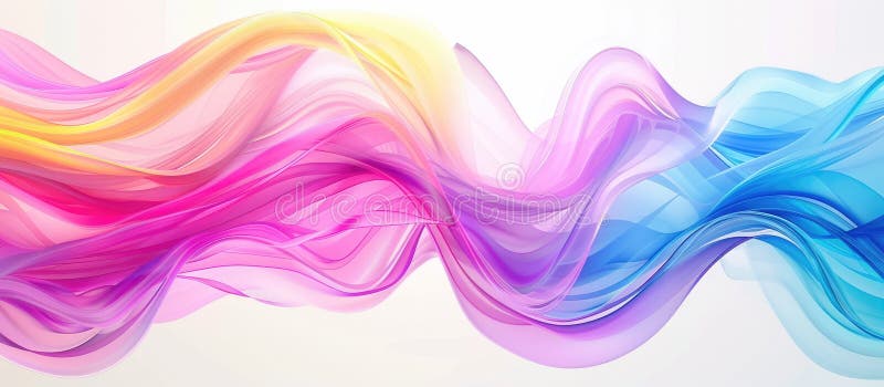 Vibrant Abstract Art with Energy, Fluidity, and Colorful Blend for an ...