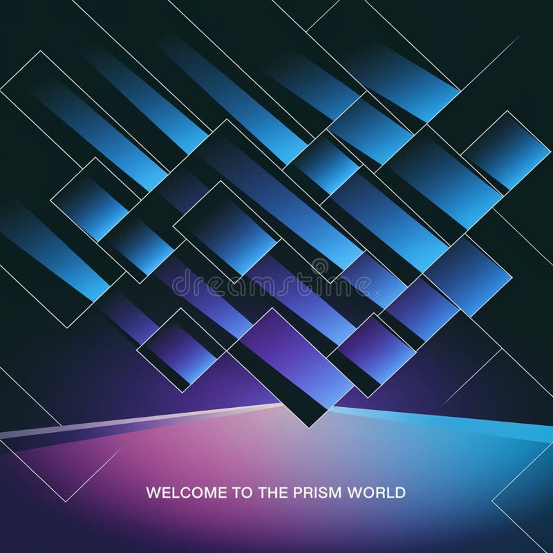 Abstract Artwork Showcases a Mesmerizing Interplay of Geometric Shapes ...