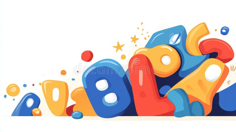 A Vibrant Abstract Backdrop Featuring Playful Numbers in a Harmonious ...