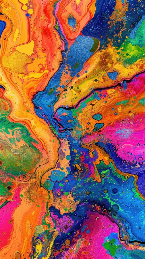 Vibrant Abstract Background with Colorful Fusion and Blending Patterns ...