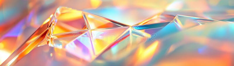 Vibrant Abstract Background with Colorful Light Reflection and Prism ...