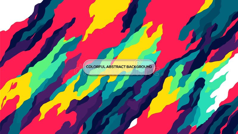 Vibrant Abstract Background Design with Bold Colors. Stock Illustration ...