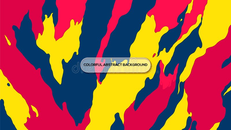 Vibrant Abstract Background Design with Bold Colors. Stock Illustration ...