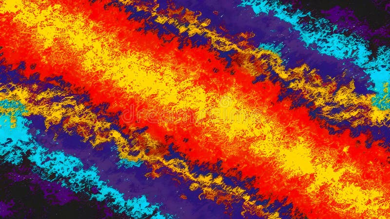 Vibrant Abstract Background with Diagonal Bands and Swirling Fluid ...