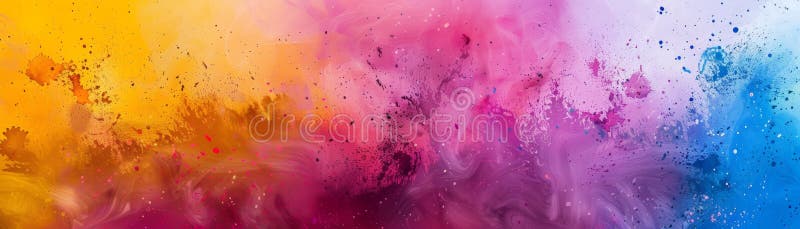 Vibrant Abstract Background with Explosion of Multicolored Powder ...