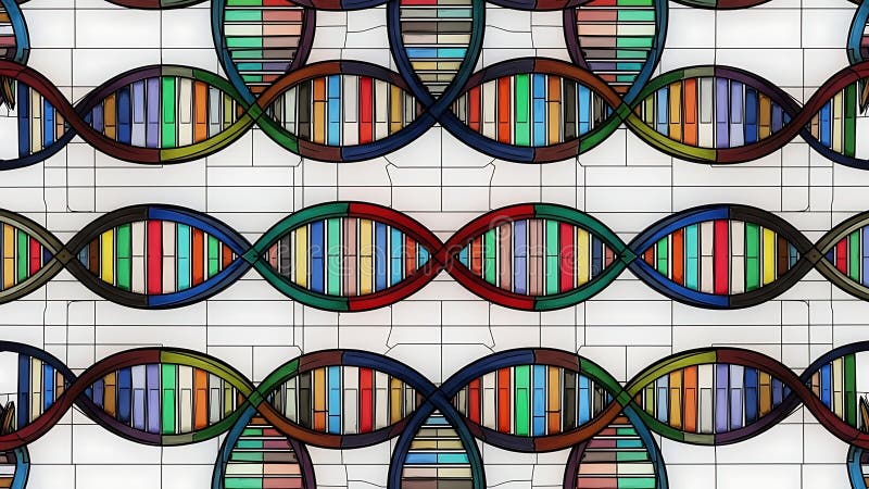 Multiple Colorful Chromosome Structures Stock Illustrations – 18 ...