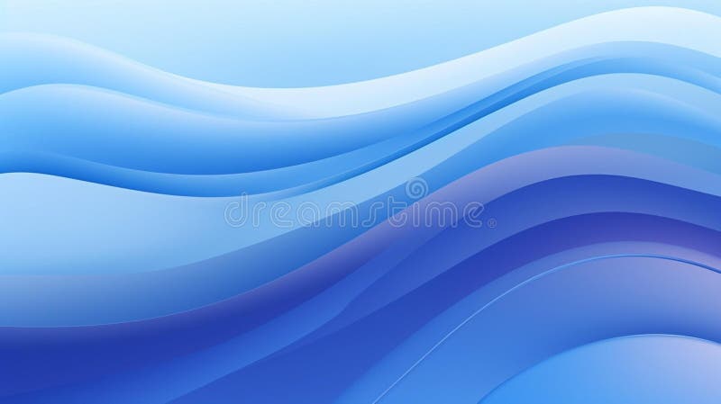 Vibrant Abstract Background Featuring Array Blue Waves Ai Generated ...