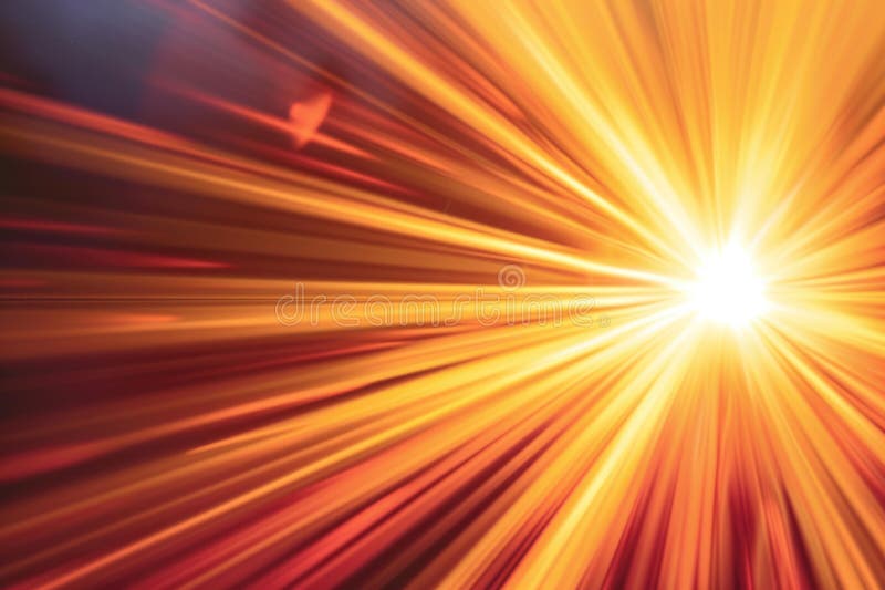 Abstract Light Burst Background, Energy Concept Stock Illustration ...