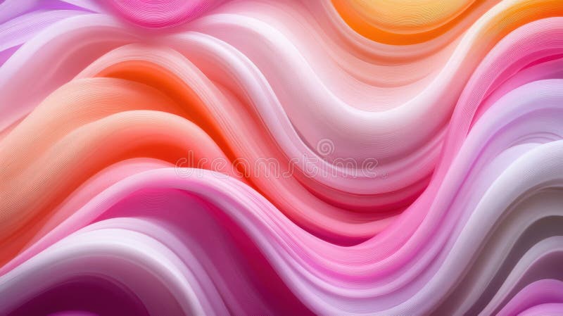 A Vibrant Abstract Background Featuring Flowing Wavy Lines in Various ...