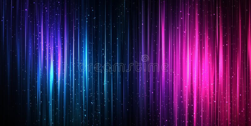 Vibrant Abstract Background Featuring Gradient of Purple and Blue with Glowing Vertical Lines ...