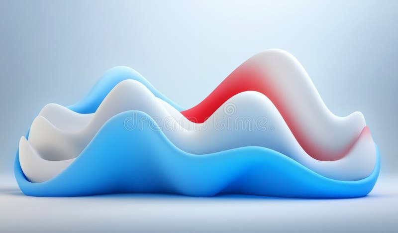 A Vibrant, Abstract Background Featuring a Swish Wave in Red, Blue, and ...