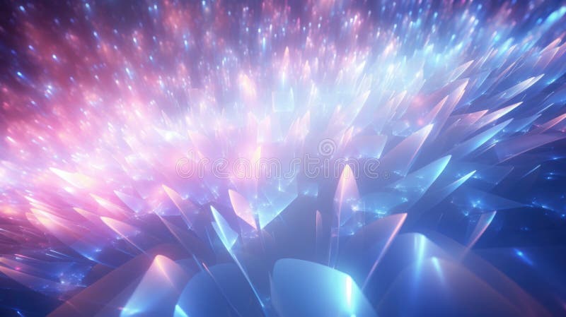 Abstract Crystal Light Explosion Stock Illustration - Illustration of ...