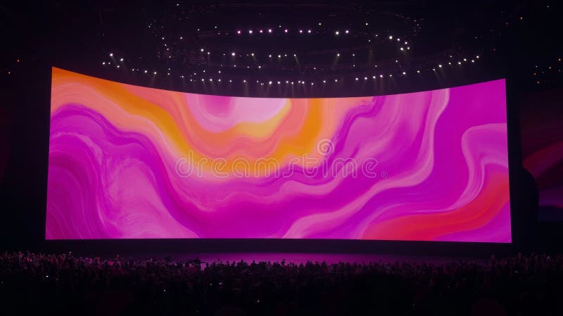 Vibrant and Abstract Background Ideal for Presentation or Event Stage ...
