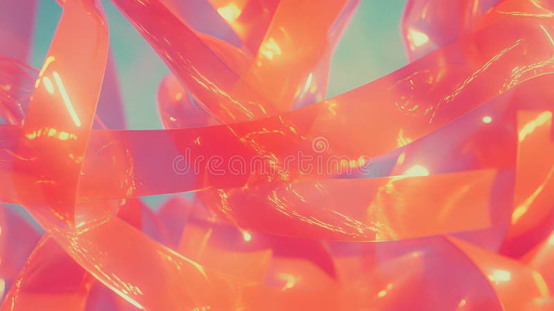 Vibrant Abstract Background with Interwoven Ribbons for Creative Design ...