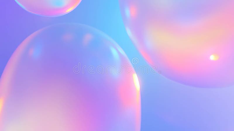 Vibrant Abstract Background with Pastel Gradient Bubbles for Digital ...