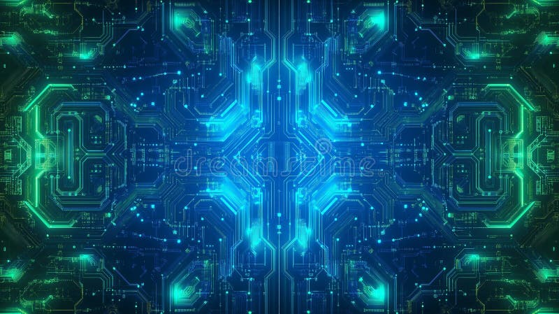 Vibrant, Abstract Background Representing the Interconnected Networks ...