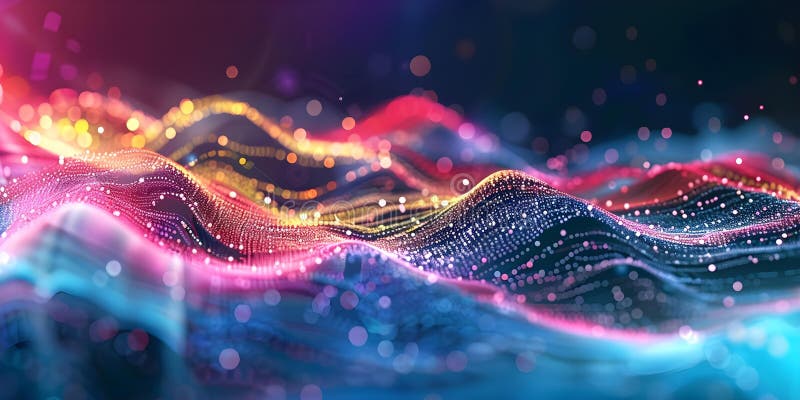 Vibrant Abstract Background Symbolizing Digital Transformation ...