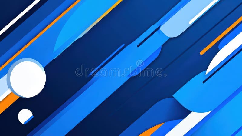A Vibrant, Abstract Blue Background Filled with Squares and Lines ...