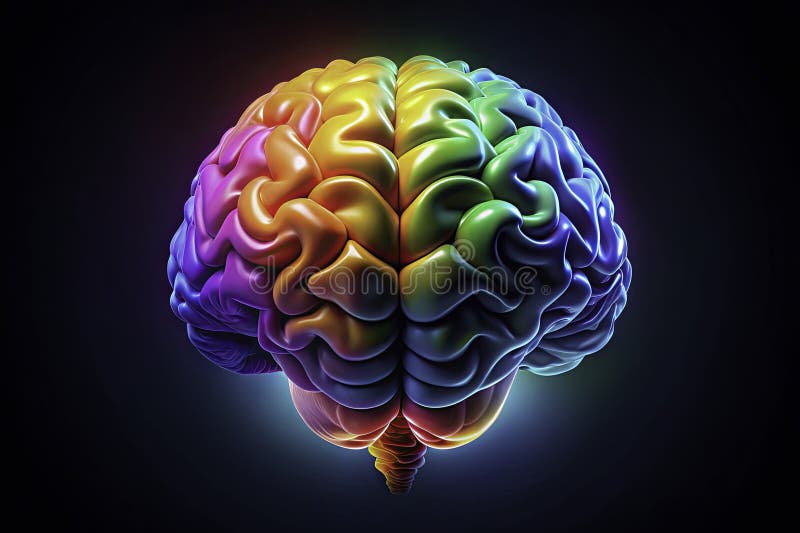 Vibrant Abstract Brain Logo Design a Modern Creative Solution for ...