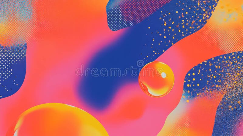 Vibrant Abstract Chaos Background with Dynamic Colors and Forms Stock ...