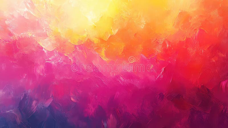 Vibrant Abstract Color Background in Oil Painting Style, Computer ...