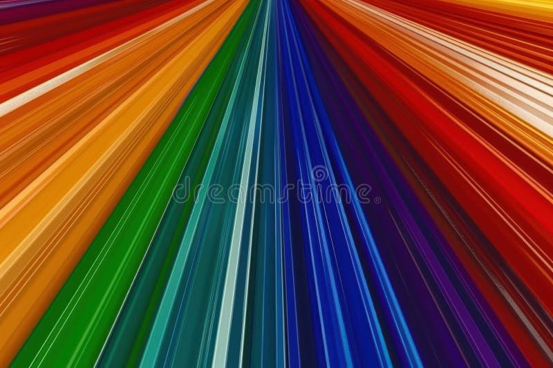 Vibrant Abstract Color Rays Background Stock Illustration ...