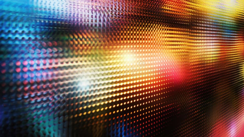 Vibrant Abstract Colored Dots Background with Light Effects Stock Image ...