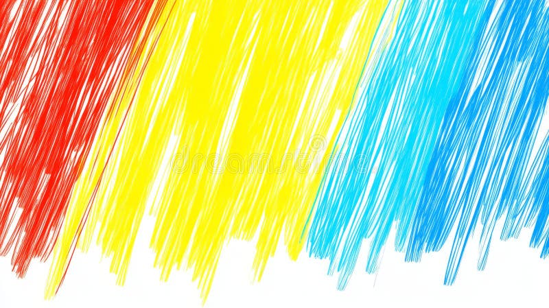 Vibrant Abstract Composition of Energetic Colored Lines, Suitable for a ...