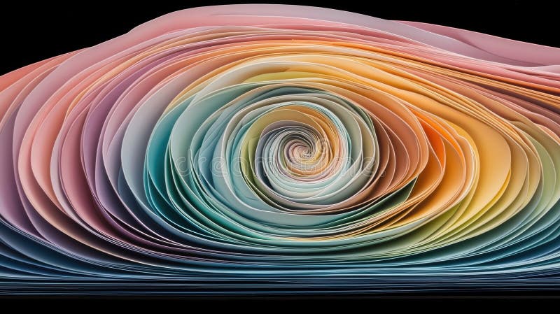 A Vibrant, Abstract Composition of Overlapping Circles in Various ...