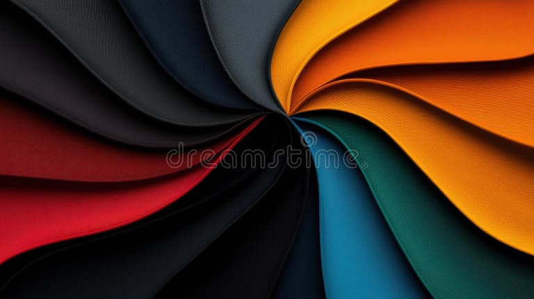 A Vibrant Abstract Composition of Overlapping Circles in Various Colors ...