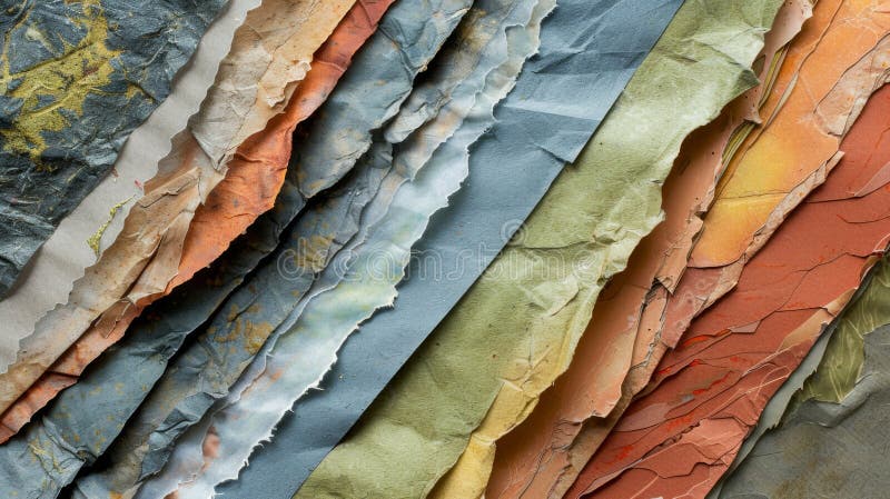Vibrant Abstract Crinkled Paper Texture Background Stock Image - Image ...