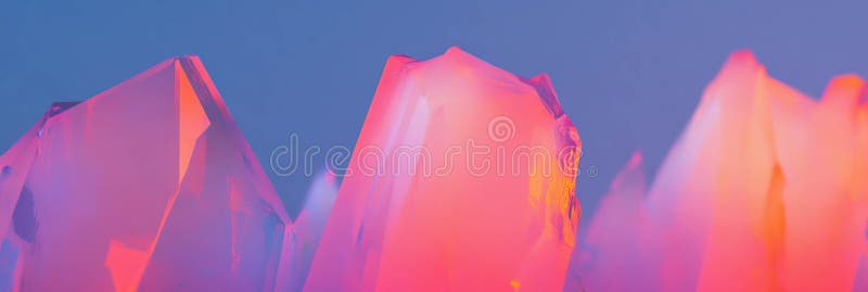 Vibrant Abstract Crystal Flares Presenting Irregular Shapes and ...