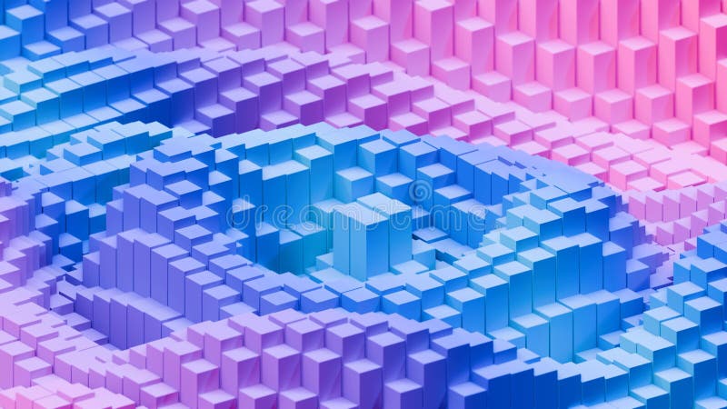 Vibrant Abstract Cube Loop Animation Stock Video - Video of appeal ...