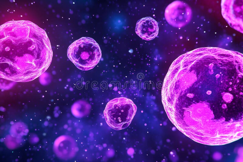 A Vibrant Abstract Depiction of Microscopic Entities Cellular ...