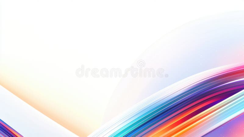 A Vibrant Abstract Design with Curved Lines and a Gradient Background ...