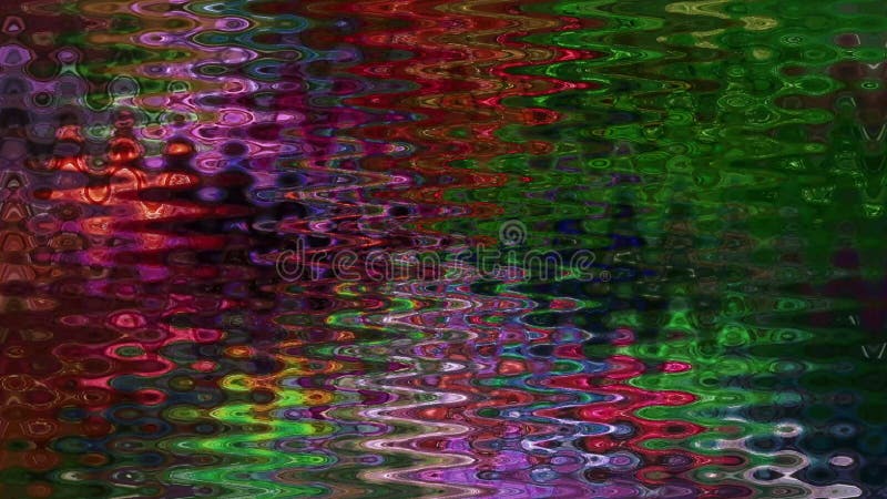 Abstract Digital Art with Vibrant Colors and Distorted Shapes Stock ...