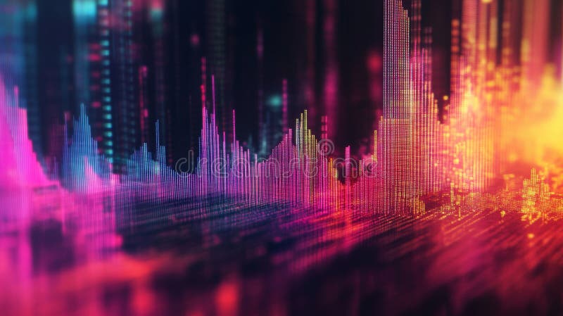 Vibrant Abstract Digital Data Visualization with Colorful Graphs and ... Vibrant Abstract Digital Data Visualization with Colorful Graphs and ...