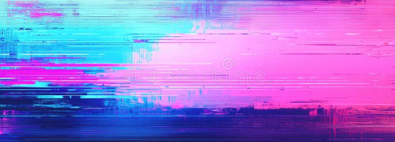 Vibrant Abstract Digital Glitch Art with Distorted Motion Background ...