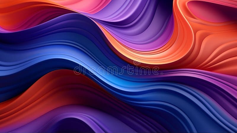A Vibrant and Abstract Digital Pattern Displayed on a Computer Screen ...