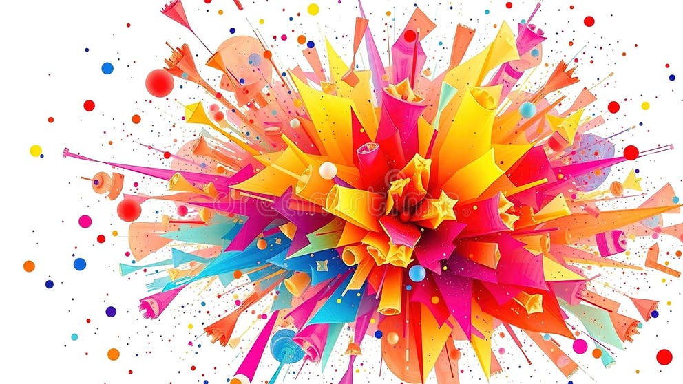 Vibrant Abstract Explosion Backgrounds Dynamic Geometric Patterns for ...