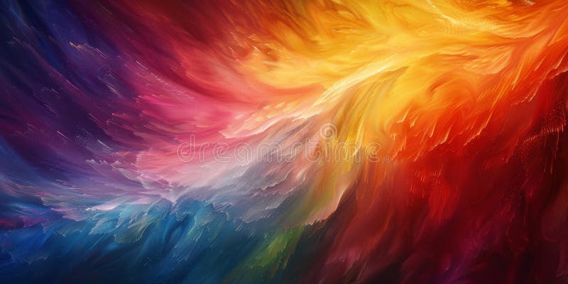 Vibrant Abstract Explosion of Colors Represents Dynamic Energy and ...