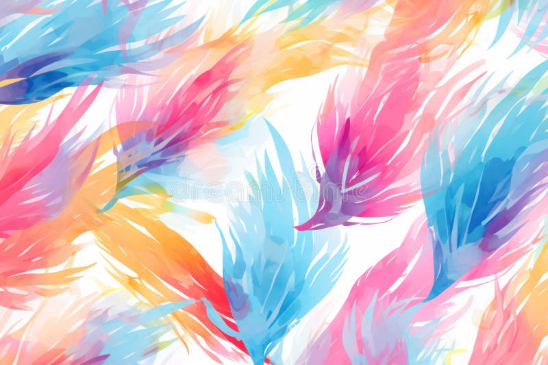 Vibrant Abstract Explosion of Colors Resembling Blooming Art Stock ...