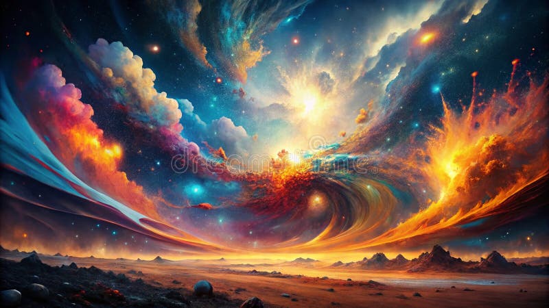 Vibrant Abstract Explosion Mockup a Stunning Visual Representation of ...