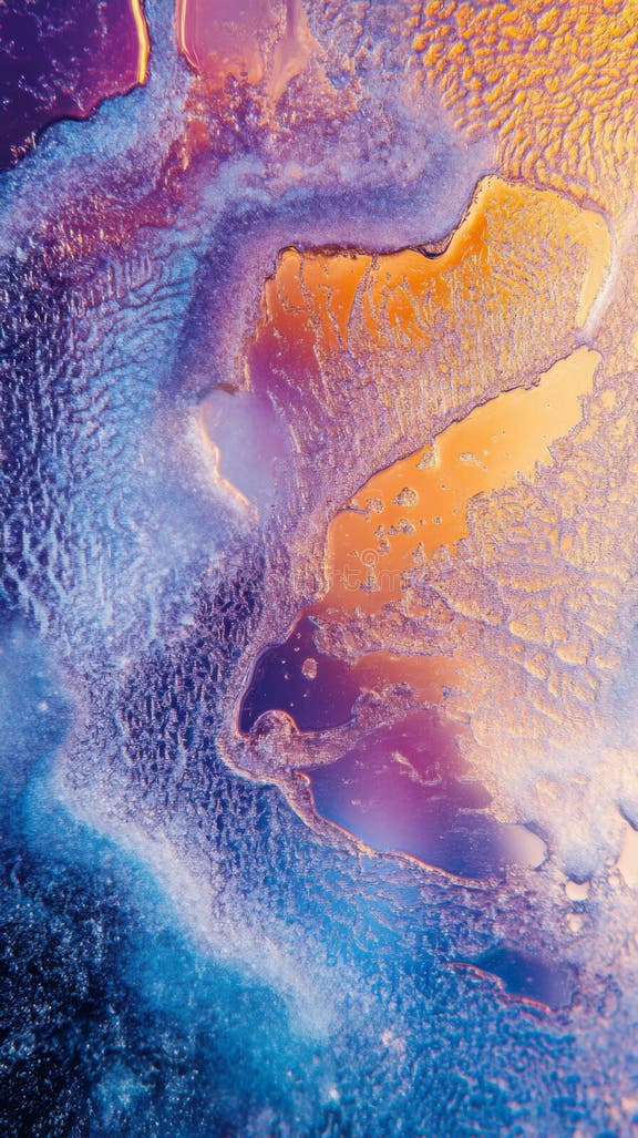 A Vibrant Abstract Expression of Colors and Textures. this Image ...