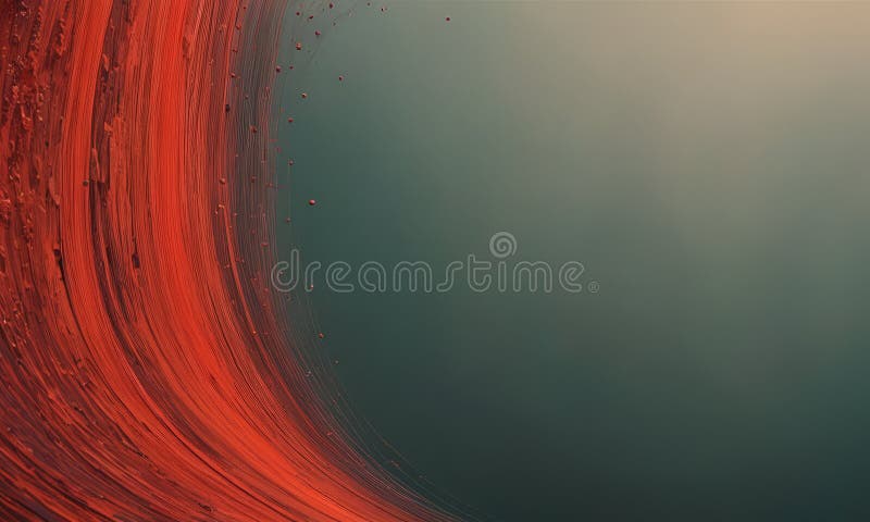 Vibrant Abstract Features Curved Red Line with Gradient Blue and Green ...