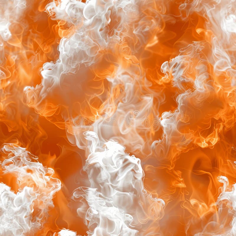 Abstract Orange Fire Cloud Energy Warmth Dynamic Background Stock ...