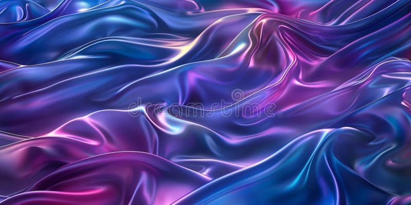 Vibrant Abstract Flowing Satin Fabric with Shiny Colorful Silk Textures ...